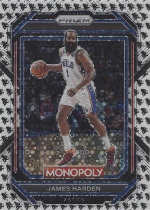 2022-23 Panini Prizm Monopoly - James Harden #68 Running Mr. Monopoly ...