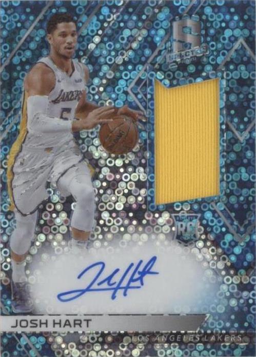2017-18 Panini Spectra - Rookie Jersey Autographs Josh Hart #106 Neon ...