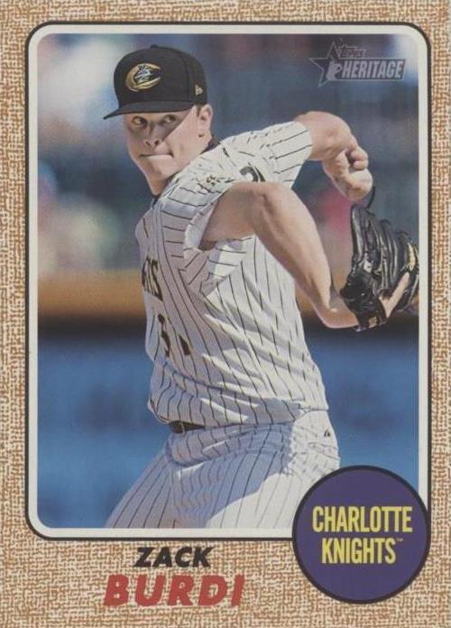 2017 Topps Heritage Minor League Edition - Zack Burdi #172 (RC) for ...