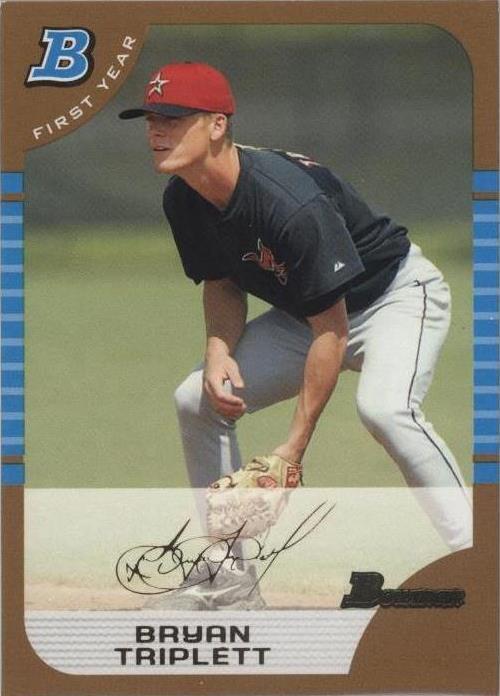 2005 Bowman - First Year Bryan Triplett #260 Gold (RC) for sale online ...