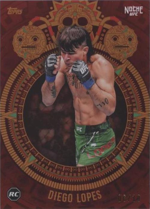 2024 Topps UFC Noche - Diego Lopes #6D Red /10 (RC) for sale online | eBay