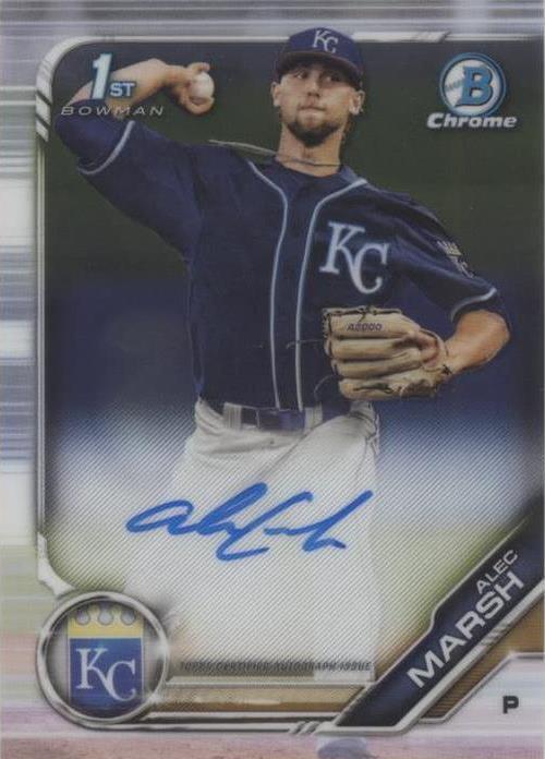 2019 Bowman Draft - Chrome Draft Pick Autographs #CDA-AMA Alec Marsh ...