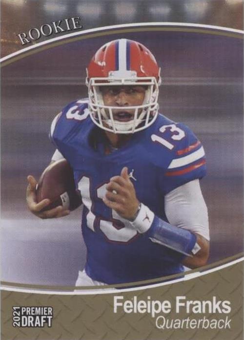 2021 Sage Premier Draft - Feleipe Franks #122 Gold (RC) for sale online ...