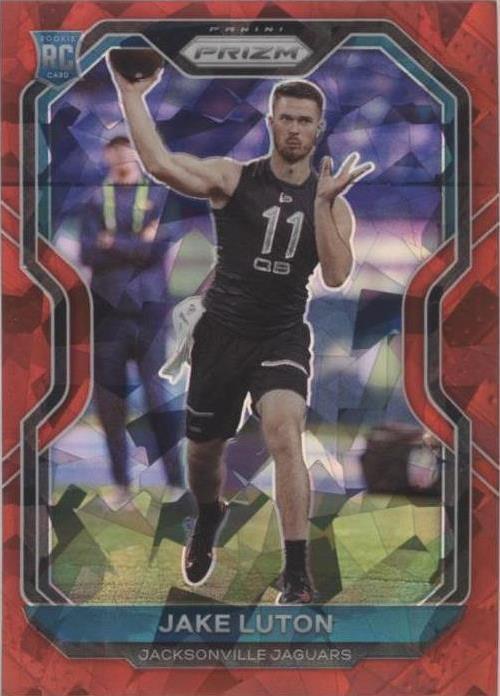 2020 Panini Prizm - Rookie Jake Luton #354 Red Ice Prizm (RC) for sale ...