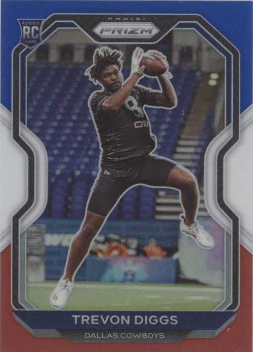 2020 Panini Prizm - Rookie Trevon Diggs #335 Red White & Blue Prizm (RC ...