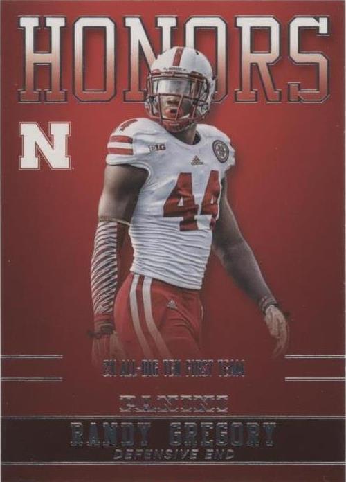 2015 Panini Nebraska Cornhuskers - Honors Randy Gregory #RG-NEB (RC ...