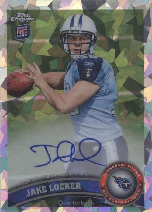 2011 Topps Chrome - Crystal Atomic Refractor Rookie Autographs #185 ...