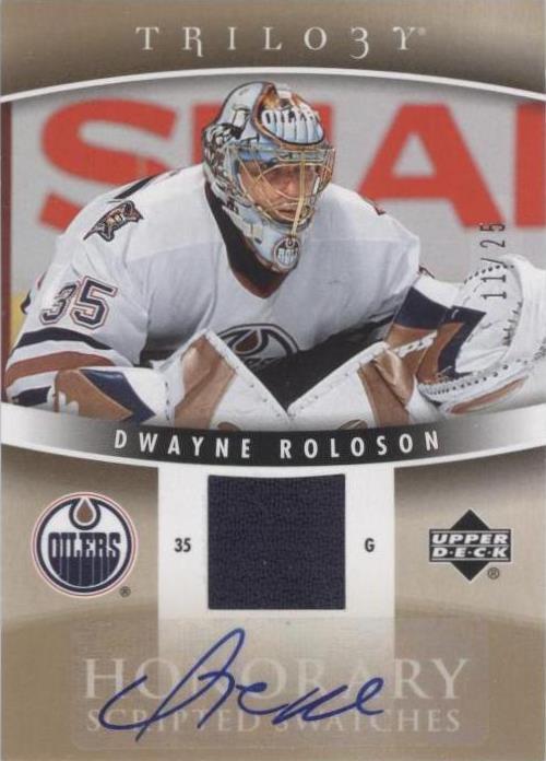 2006-07 Upper Deck Trilogy - Honorary Scripted Swatches #HSS-DR Dwayne ...