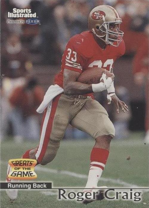 1999 Fleer Sports Illustrated - Greats of the Game Roger Craig #38 for ...