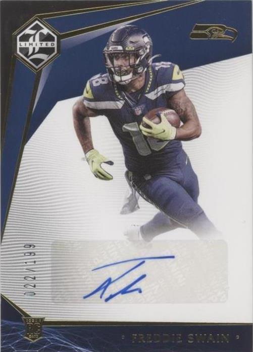 2020 Panini Limited - Rookie Autographs Freddie Swain #206 /199 (AU, RC ...
