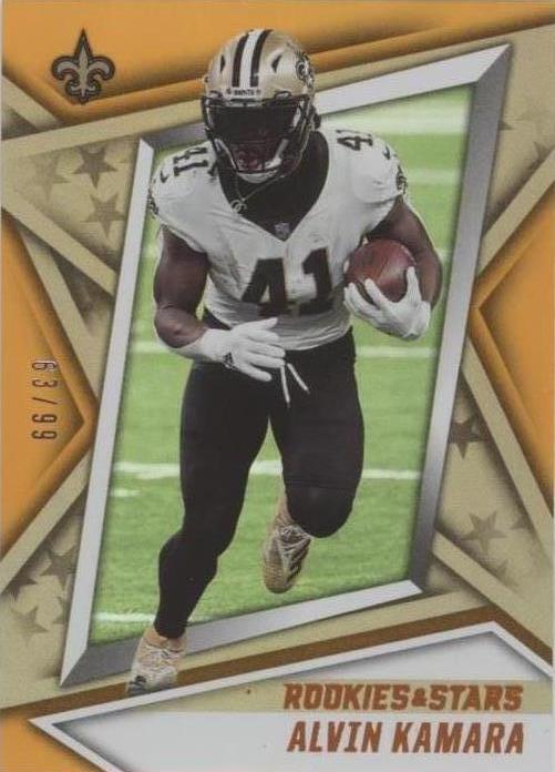 2021 Panini Rookies & Stars - Alvin Kamara #8 Orange /99 for sale ...