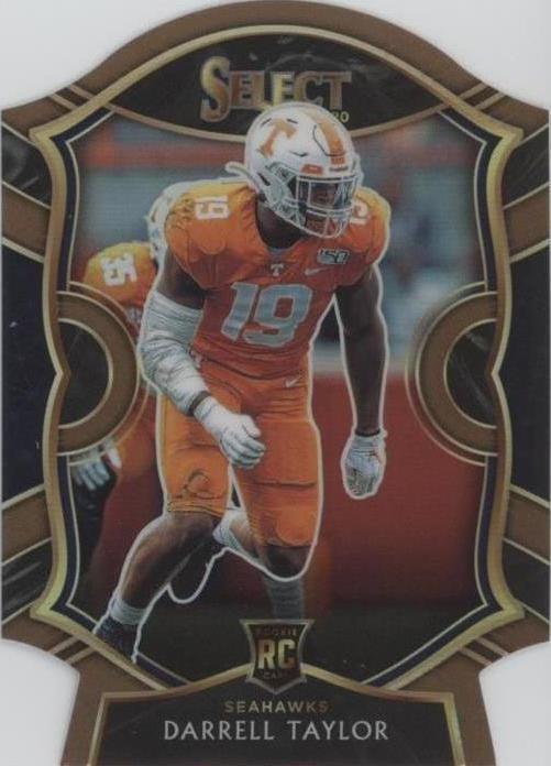 2020 Panini Select - Concourse Darrell Taylor #96 Copper Prizm Die-Cut ...