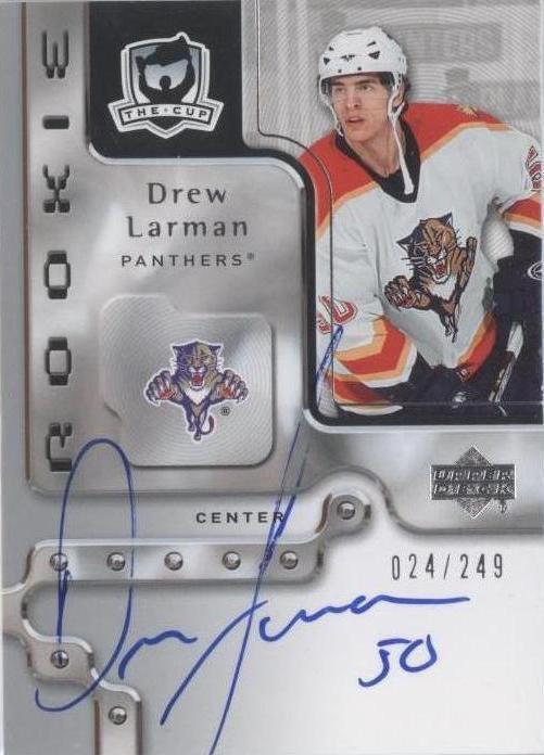 2006-07 Upper Deck The Cup - Rookie Autograph Drew Larman #97 /249 (AU ...