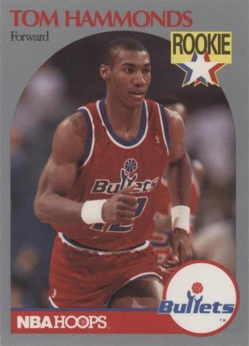 1990-91 NBA Hoops - Rookie Logo #298 Tom Hammonds (RC) for sale online ...