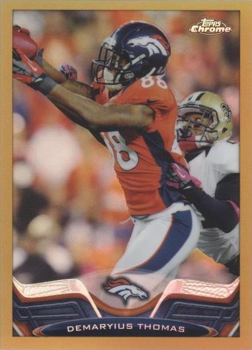 2013 Topps Chrome - Gold Refractor #42 Demaryius Thomas /50 for sale online | eBay