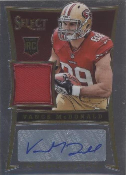 2013 Panini Select - Vance McDonald #247 Rookie Autographs /499 (AU ...