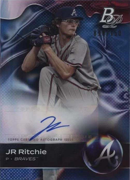 2023 Bowman Platinum - Top Prospects JR Ritchie #TOP-22 Blue Autographs ...