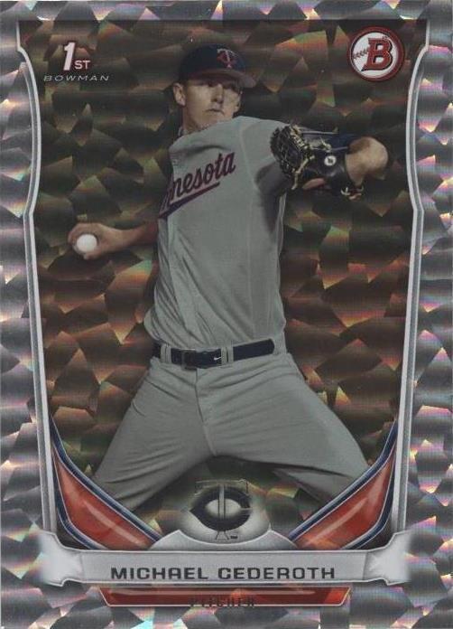 2014 Bowman Draft - Michael Cederoth #DP93 Silver Ice (RC) for sale ...