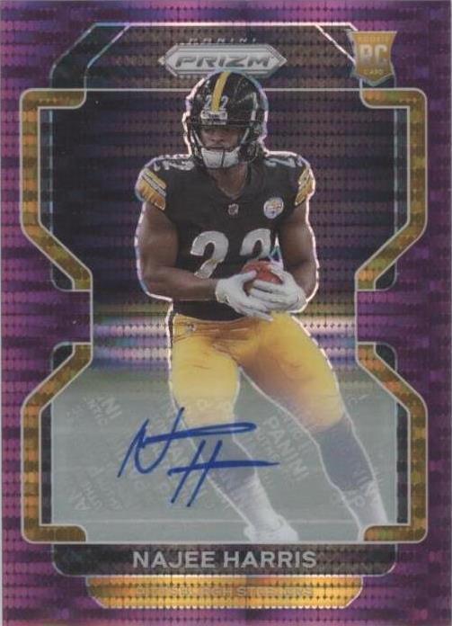 2021 Panini Prizm - Rookie Najee Harris #343 Purple Pulsar Prizm ...