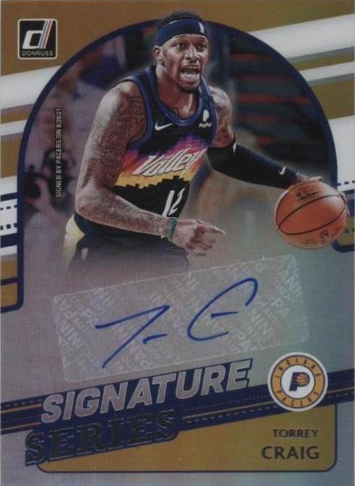 2021-22 Panini Donruss - Signature Series Torrey Craig #SS-TCG (AU) for ...