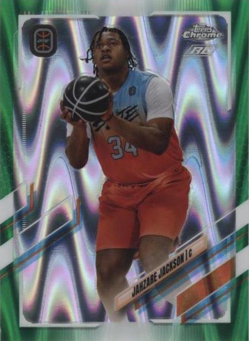 2021-22 Topps Chrome OTE Overtime Elite - Jahzare Jackson #89 Green ...