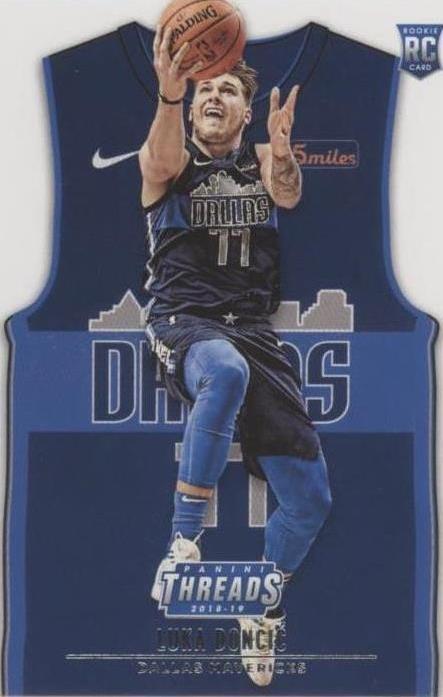 2018-19 Panini Threads - Rookies Statement Jersey #181 Luka Dončić (RC ...