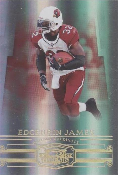 2007 Donruss Threads - Edgerrin James #57 Century Proof Gold /50 for ...