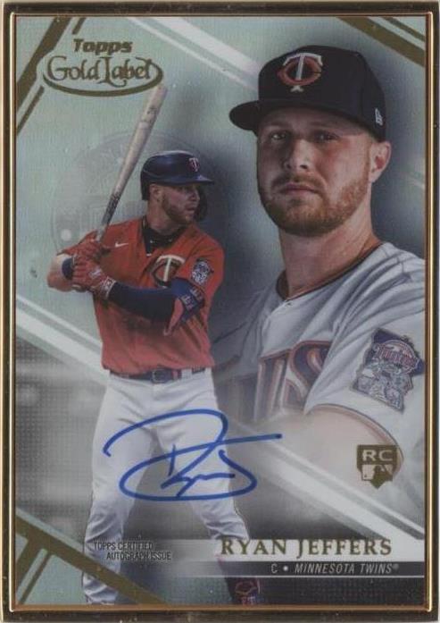 2021 Topps Gold Label - Framed Autographs #FA-RJ Ryan Jeffers (AU, RC ...