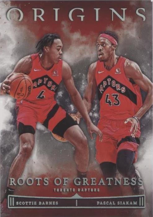 2022-23 Panini Origins - Roots of Greatness Scottie Barnes, Pascal ...