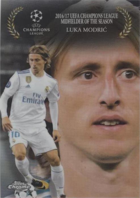 2017-18 Topps Chrome UCL - Award Winners #AW-LMO Luka Modric for sale ...