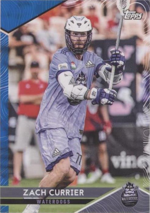 2022 Topps Premier Lacrosse League - Blue #62 Zach Currier /99 for sale ...
