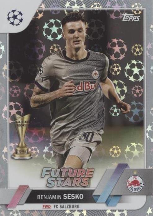 2022-23 Topps UEFA Club Competitions - Future Stars Benjamin Sesko #177 ...