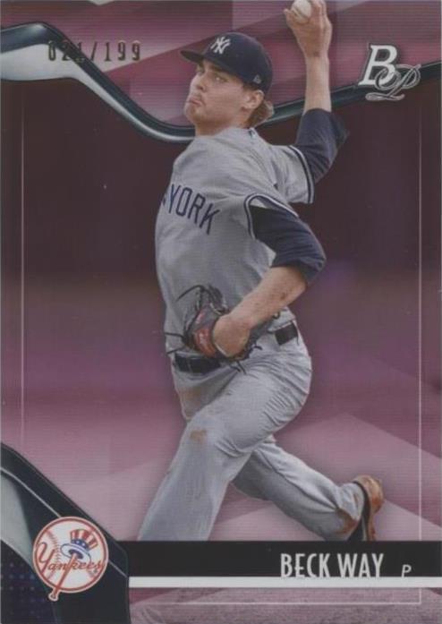 2021 Bowman Platinum - Top Prospects Beck Way #TOP-18 Pink /199 (RC ...