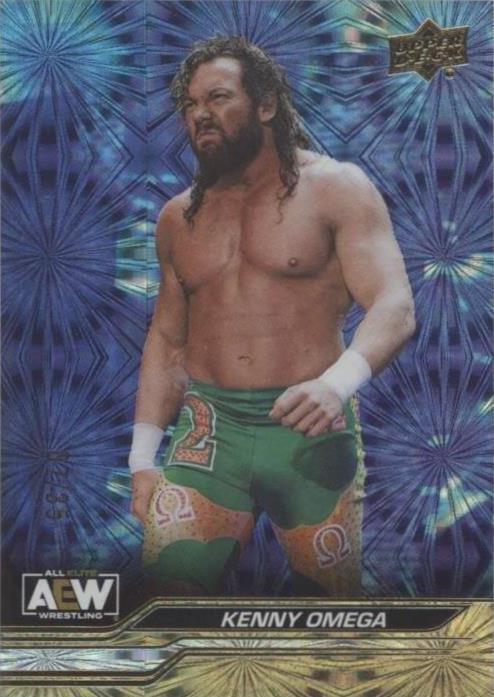 2024 Upper Deck AEW All Elite Wrestling - Kenny Omega #50 Gold Pyro /35 ...
