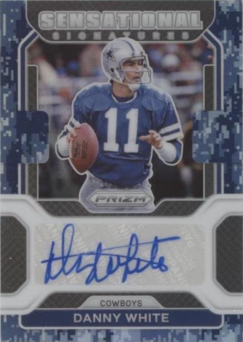 2021 Panini Prizm - Sensational Signatures Danny White #SS-DWH Navy ...