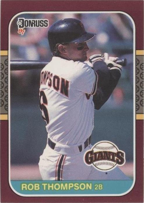 1987 Donruss Opening Day - #101 Robby Thompson (RC) for sale online | eBay