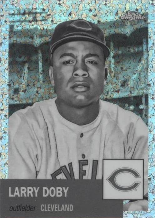 2022 Topps Chrome Platinum Anniversary - Larry Doby #270 Black & White ...