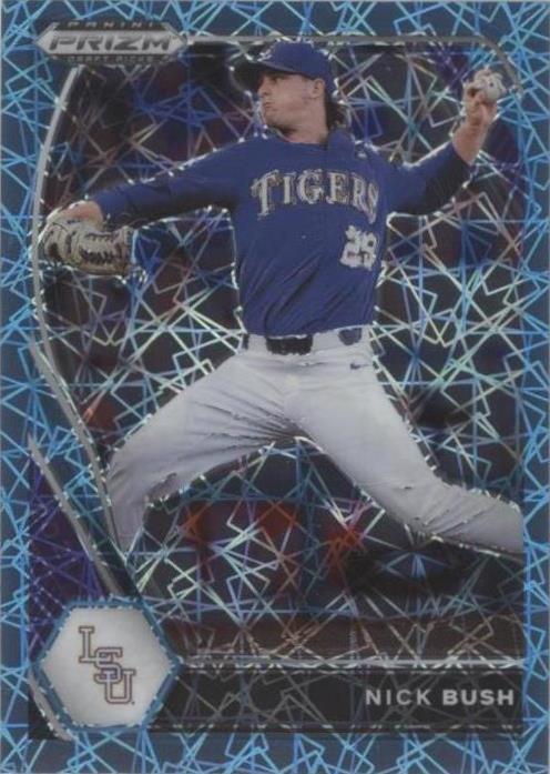 2021 Panini Prizm Draft Picks - Nick Bush #PDP181 Blue Velocity Prizm ...