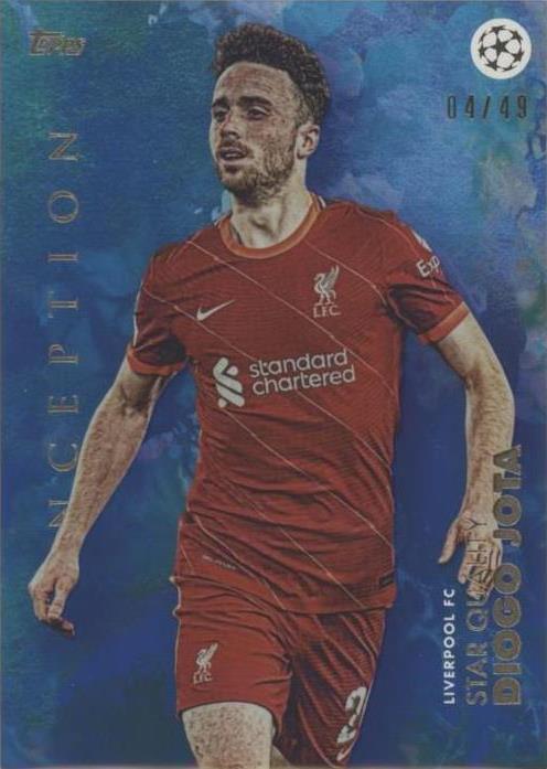 2021-22 Topps Inception UCL - Star Quality Diogo Jota Blue /49 for sale ...