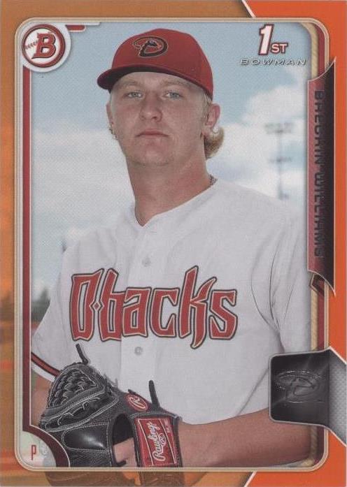 2015 Bowman Draft - Orange #88 Breckin Williams /25 (RC) for sale ...