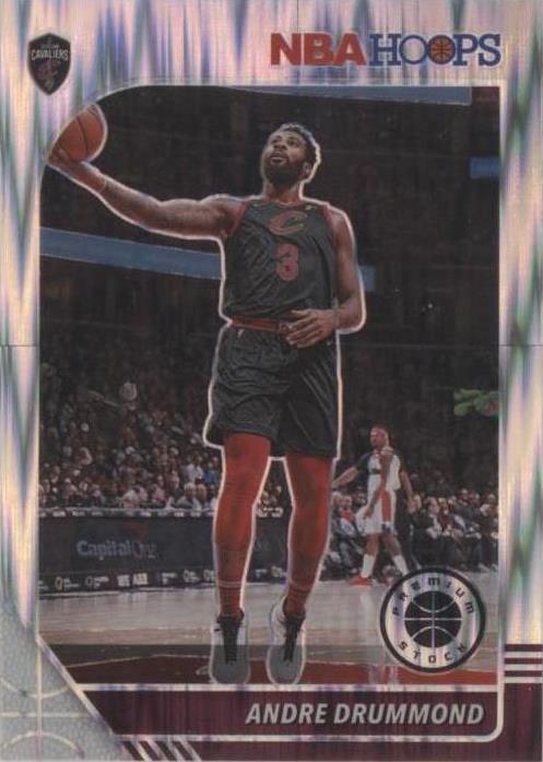 2019-20 Panini NBA Hoops Premium Stock - Flash Prizm #54 Andre Drummond ...