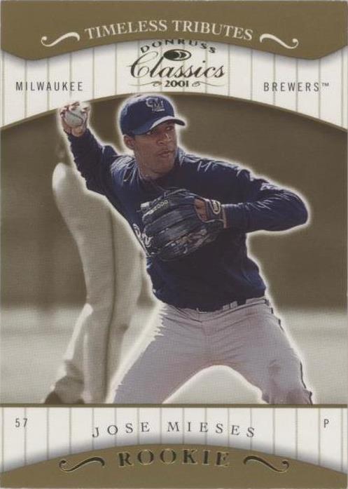 2001 Donruss Classics - Timeless Tributes #126 Jose Mieses /100 (RC ...