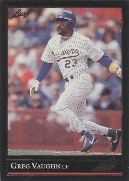1992 Leaf - Greg Vaughn #276 Gold for sale online | eBay