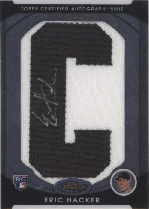 2010 Topps Finest - Eric Hacker #160 Letter C /217 (AU, RC) for sale online | eBay