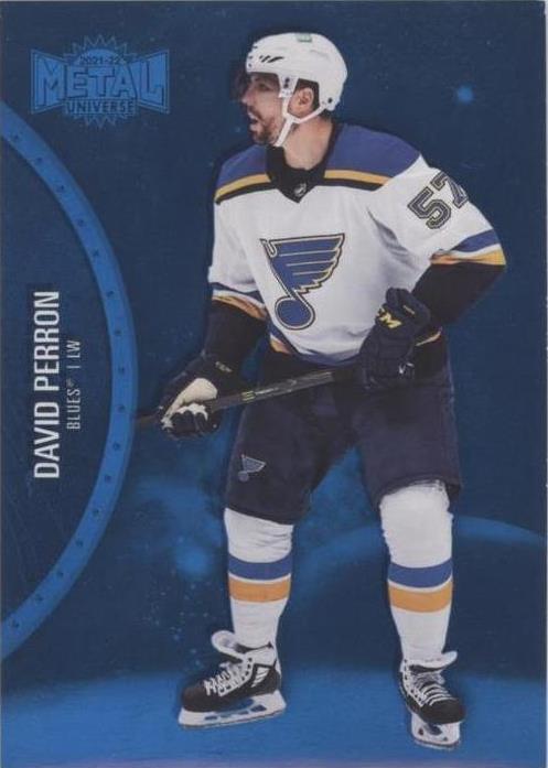 2021-22 Skybox Metal Universe - David Perron #96 Blue Spectrum for sale ...