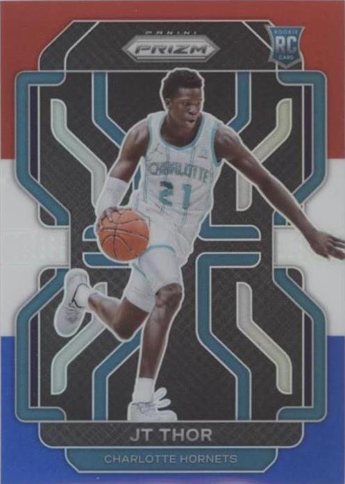 2021-22 Panini Prizm - JT Thor #272 Red White & Blue Prizm (RC) for ...