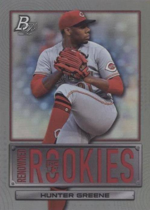 2022 Bowman Platinum - Renowned Rookies Hunter Greene #RR-16 (RC) for ...