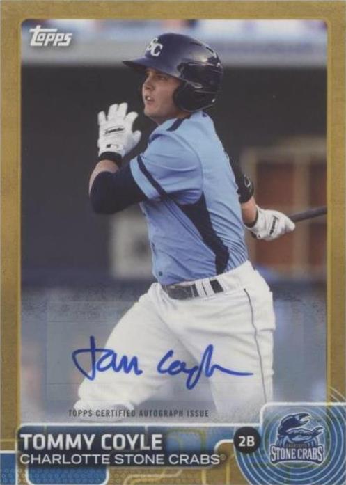 2015 Topps Pro Debut - Thomas Coyle #80 Gold Autographs /50 (AU, RC ...