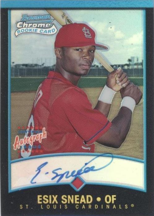 2001 Bowman Chrome - Rookie Refractors Esix Snead #339 /500 (AU, RC ...