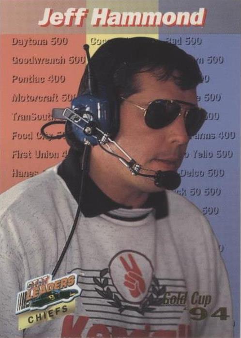 1994 Pro Set Power Racing - Stat Leaders Gold Cup #SL51 Jeff Hammond ...